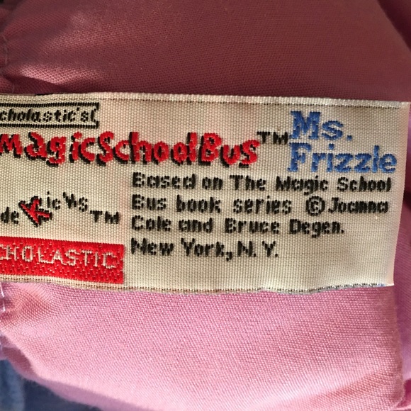 Scholastic | Toys | The Magic School Bus Ms Frizzle Plush Doll Soft ...